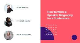 How To Write A Speaker Biography For A Conference