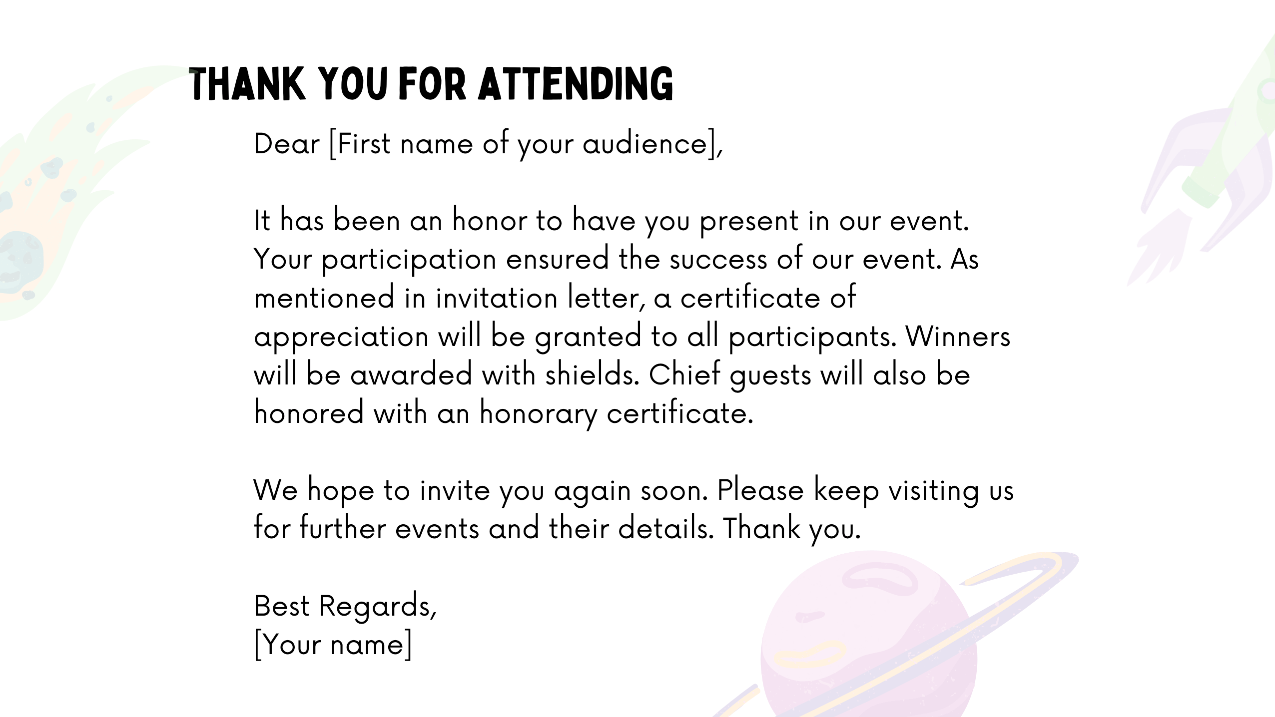 15 Best Thank you for attending letter | Virtual Edge 15 Best Thank you for attending letter | Virtual Edge